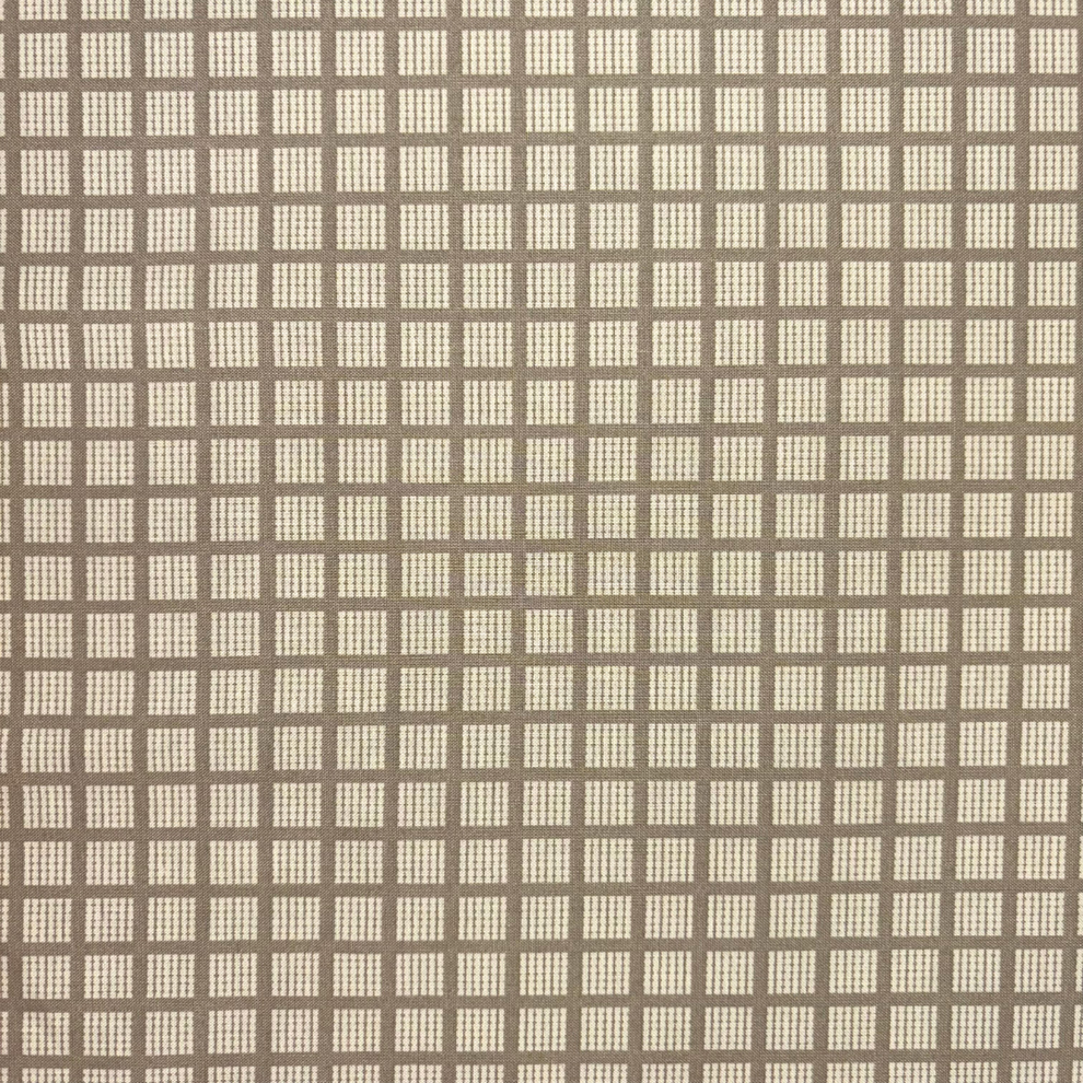 Panier de Fleurs - French General Cream/Taupe Dotted Check ...